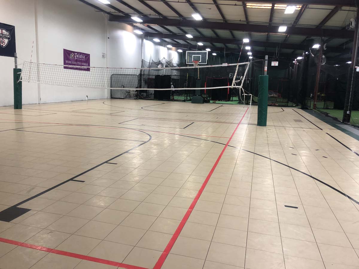 Indoor Volleyball Court In House Where To Join Open Play Volleyball In